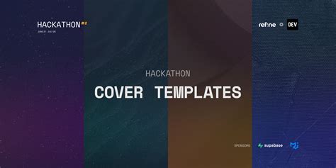 Hackathon Cover Templates Figma