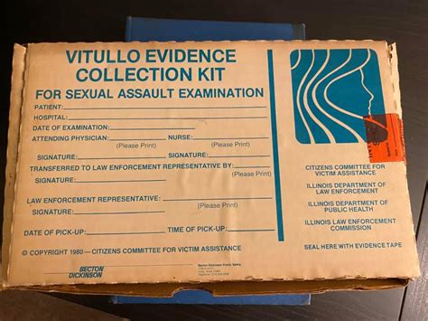 Advokit The First Sexual Assault Evidence Collection