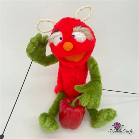 Sweet Pepper With Green Accent Hand Puppet