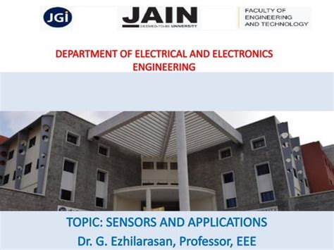 Sensors It`s Type Ppt