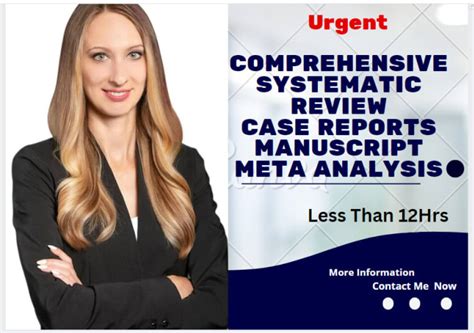 Comprehensive Systematic Review Case Reports Manuscript And Meta