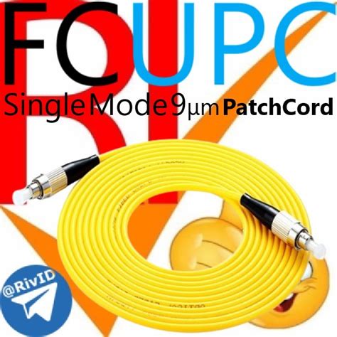 Jual Patchcord FC UPC 1 2 3 5 10 15 20 25 30 40 50 M Patch Cord Sx Simplex SM Single Mode FO