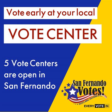 City Of San Fernando Government Avoid The Line And Vote Early 5