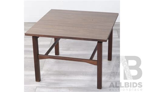Mid Century Sqaure Coffee Table Lot 1501230 Allbids
