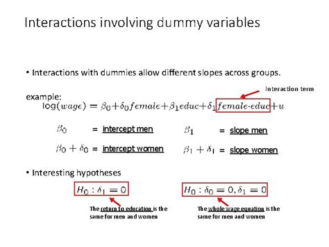 Multiple Regression Analysis With Qualitative Information Dummy Variables