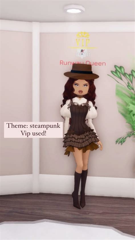 Dress To Impress Dti Roblox Outfit Theme Steampunk In 2024 Dress
