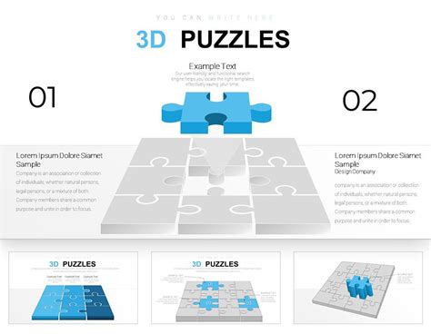 Enhancing Your PowerPoint Presentations With D Puzzles Charts ImagineLayout Com