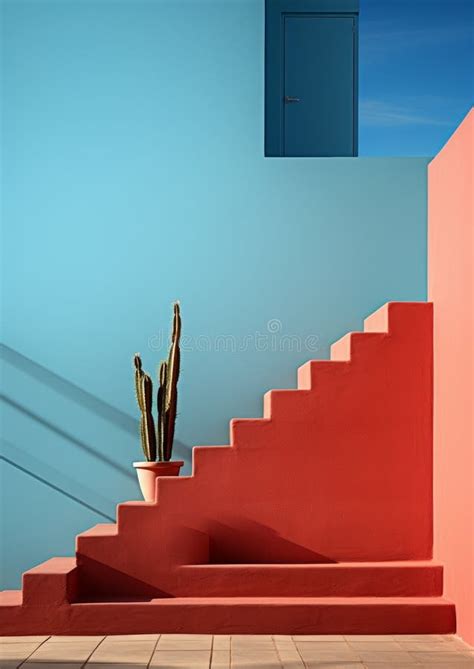 Minimalist Colorful Architecture Stock Illustration Illustration Of Room Home 288393332