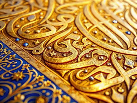 Unveiling the Beauty of Islamic Calligraphy a Macro Exploration of Intricate Arabic Script ...