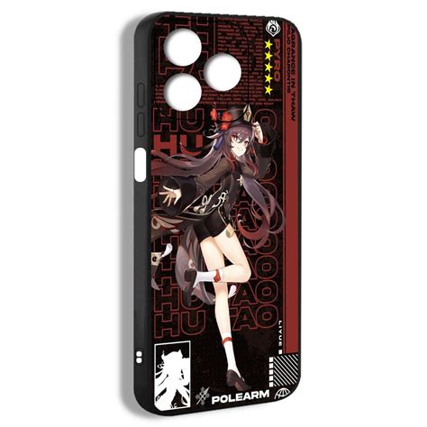 чехол для смартфона Подходит для Tecno Spark 10c Ху Тао Геншин Хутао Hu Tao Genshin Ekd27