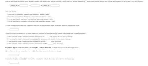 Solved Simple Linear Regression Suppose A Simple Linear
