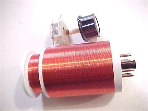 Handy Plug In Coil Variable Capacitor And Control Knob For Regen