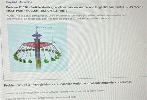 Problem Particle Kinetics Curvilinear Chegg