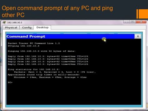Command Prompt Packet Tracer Fasrmex
