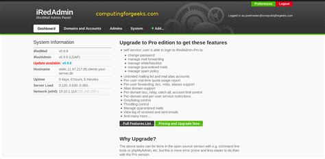 setup iredmail mail server on debian 11 debian 10 computingforgeeks