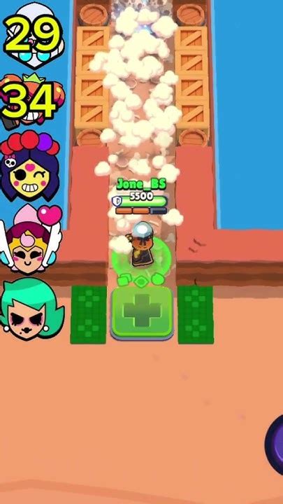 Who Is The Furthest Brawler With The Three Emos Brawlstars Youtube