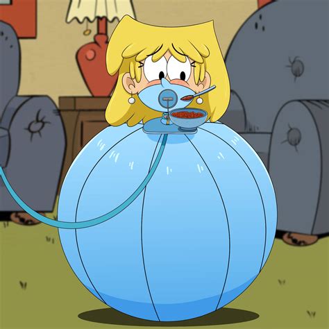 Lori Loud Ball Bound Plug Gagged Fed Spaghettios By Bondagelover1357