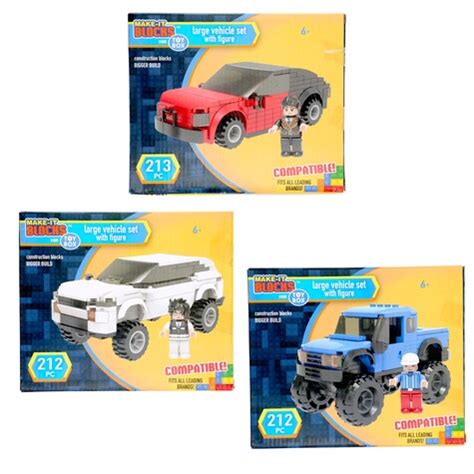 View Make It Blocks Large Vehicle Set With