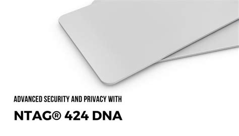 Advanced Security And Privacy With Ntag® 424 Dna 424 Dna Tagtamper