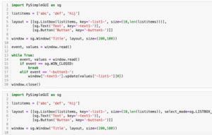 PySimpleGUIチェックボックスの設定文字の色背景色フォントサイズ複数選択と選択状態の取得 Python PySci