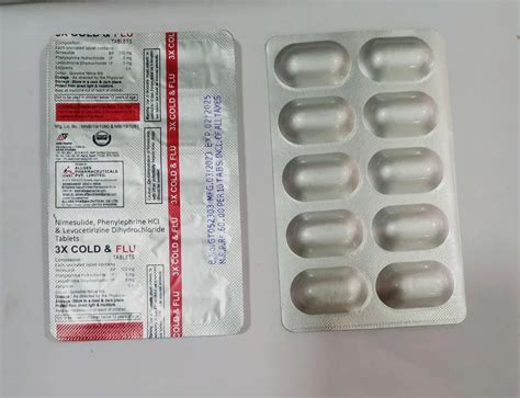 Alloes 3x Cold Flu Tablets At Rs 1080box Anticold Tablets In