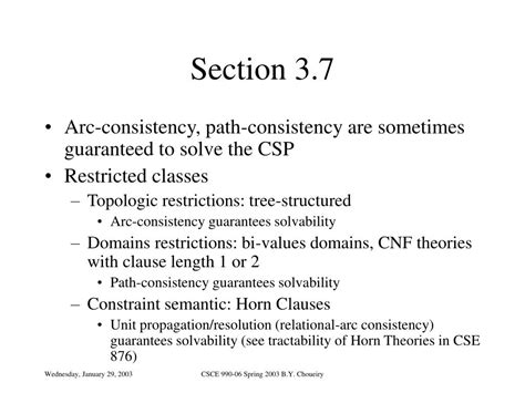 Ppt Constraint Consistency Powerpoint Presentation Free Download