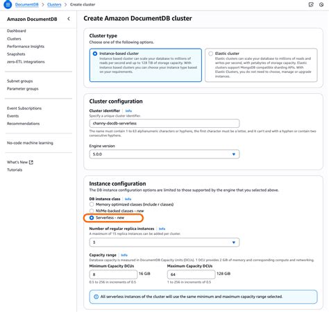 Amazon Documentdb Serverless Is Now Available Aws News Blog
