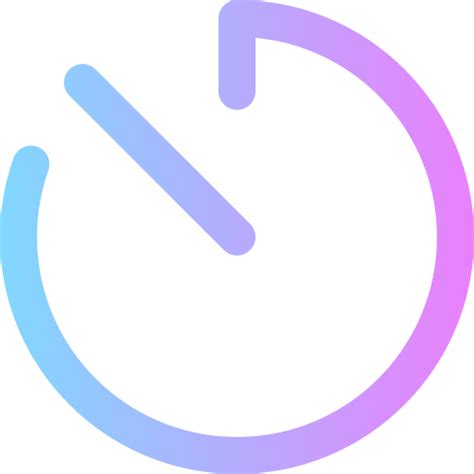 Time Lapse Super Basic Rounded Gradient Icon