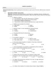 Chem Docx GENERAL CHEMISTRY Name General Instructions Read Carefully The Instructions