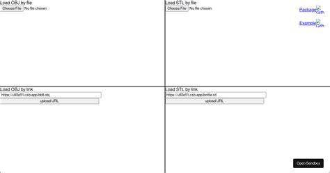 Stl Obj Demo Codesandbox
