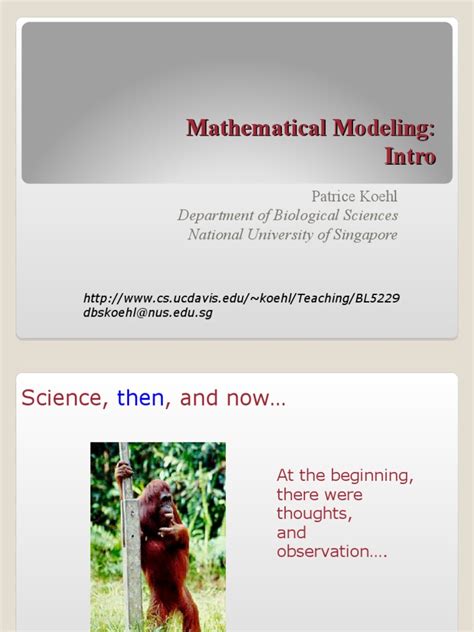 Bl5229 Intro Pdf Mathematical Model Computer Simulation