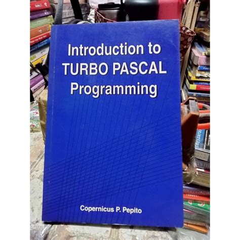 Introduction To Turbo Pascal Programming Book Sale Shopee Philippines