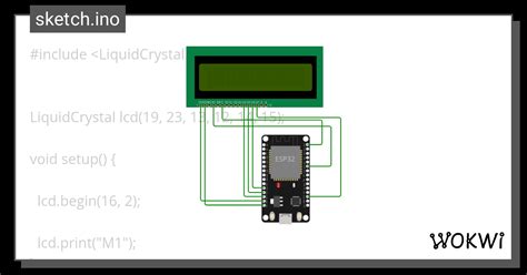 Lcd Wokwi Esp32 Stm32 Arduino Simulator