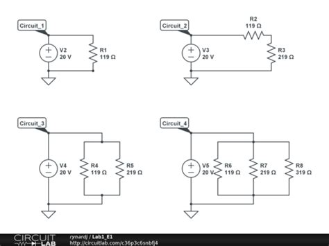 Lab1 E1 CircuitLab