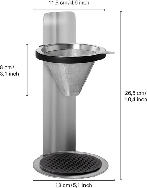 Adhoc Mc20 Koffiezetapparaat Mrbrew Permanent Filter Zonder Papier