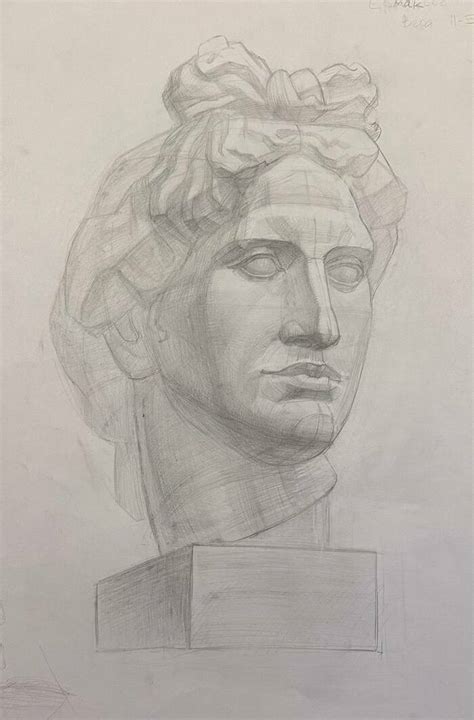 Иллюстрация Академический рисунок в стиле академический рисунок