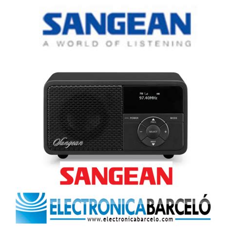 Sangean Ddr 7x Negro Receptor Dab Y Fm Electronica Barcelo
