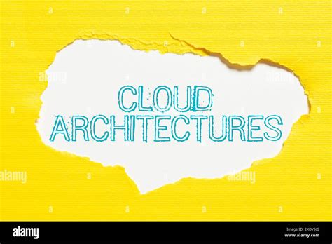 Text Showing Inspiration Cloud Architectures Business Concept Various Engineered Databases