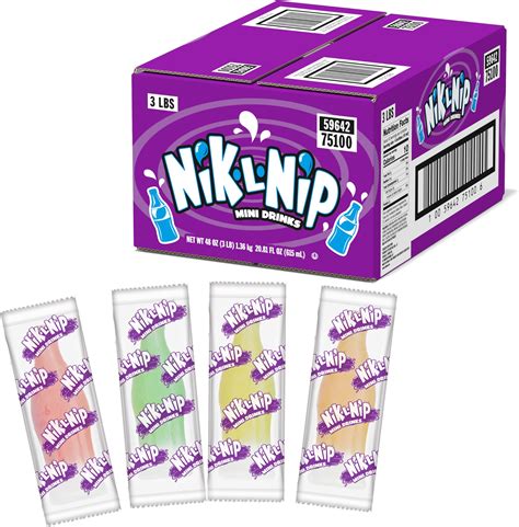 Nik L Nip Mini Drinks Candy 1 39 Ounce Pack Of 3 Grocery And Gourmet Food