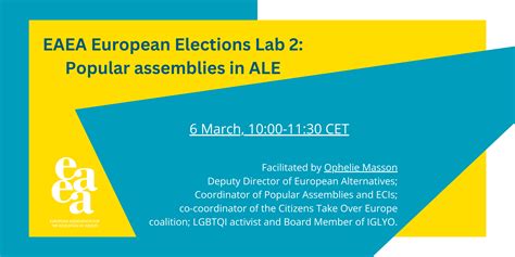 European Association For The Education Of Adults Eaea European Elections Lab 2 Popular