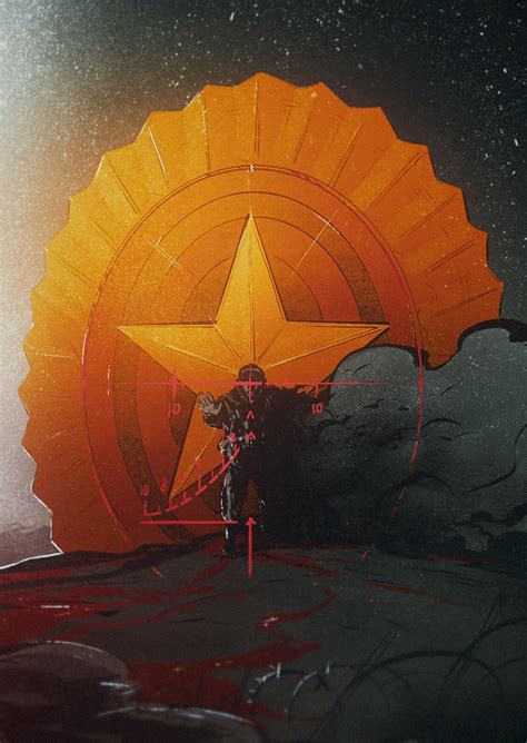 ArtStation - "Zvezdochka" ("Cocarde") - Key art for a visual novel