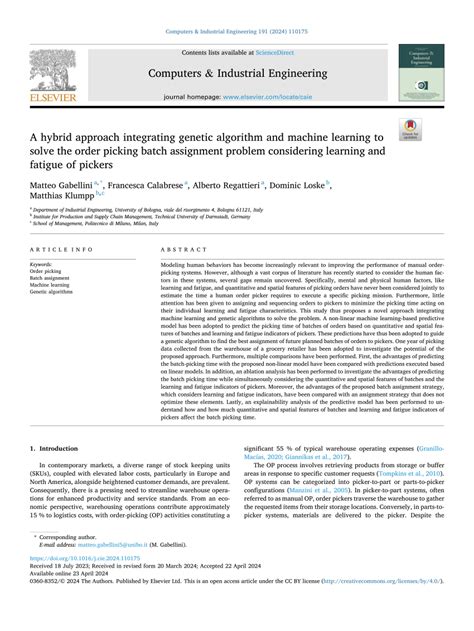 Pdf A Hybrid Approach Integrating Genetic Algorithm And Machine