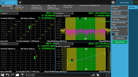n9067em0e pulse analysis measurement application multi touch ui keysight