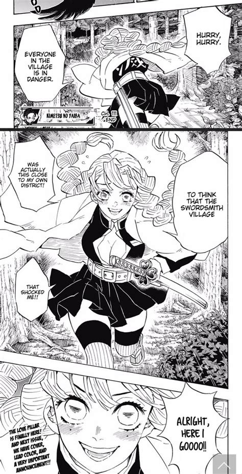 Demon Slayer Mitsuri Kanroji Manga Mitsuri Manga Panels Anime Stuff