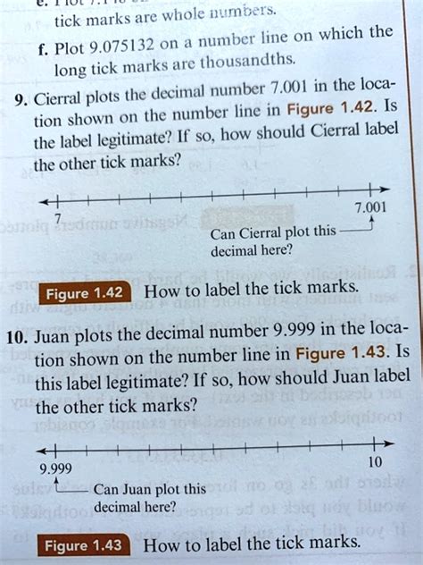 Tick Marks Are Whole Uumbers F Plot 9075132 On A Number Line On Which
