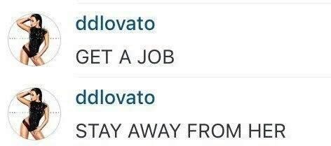 Demi Lovato Stay Away From Her Get A Job Reaction Meme Away From Her