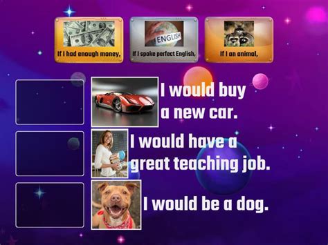 Second Conditional Match Up