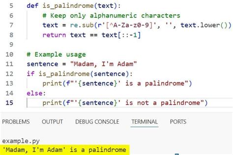 Python Program To Check If A String Is Palindrome Or Not