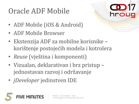 Razvoj Mobilnih Aplikacija Pomoću Oracle Adf Mobile Ppt