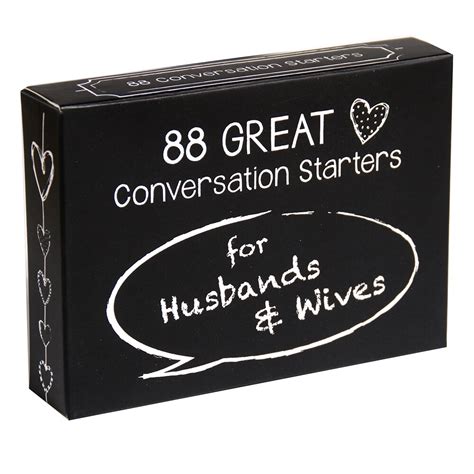88 Great Conversation Starters For Husbands And Wives Couple Board Game